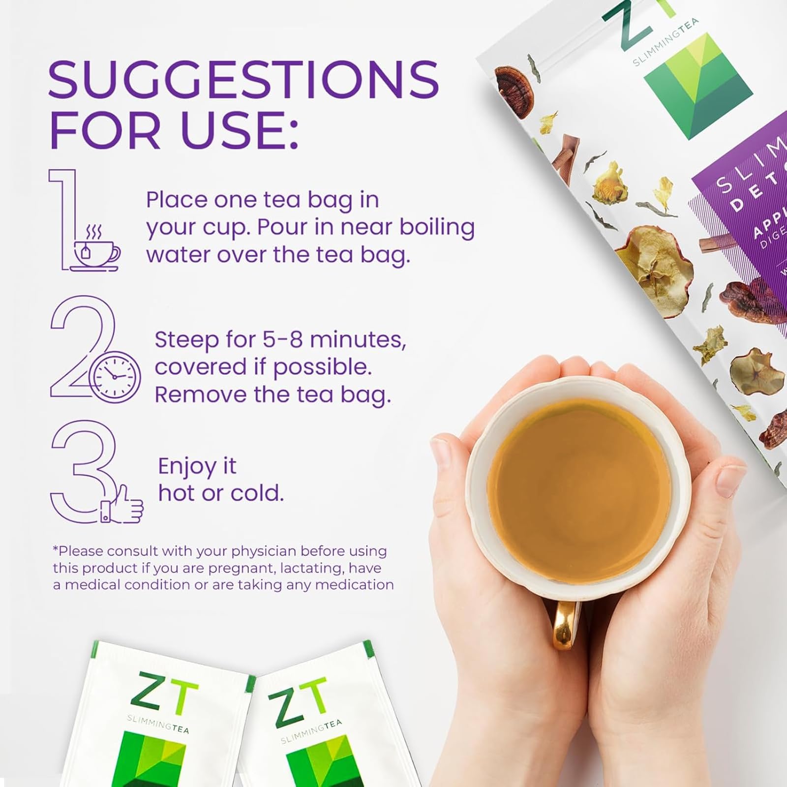 Slimming herbal tea for weight loss