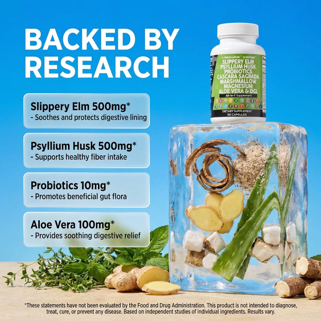 Slippery elm and psyllium blend benefits
