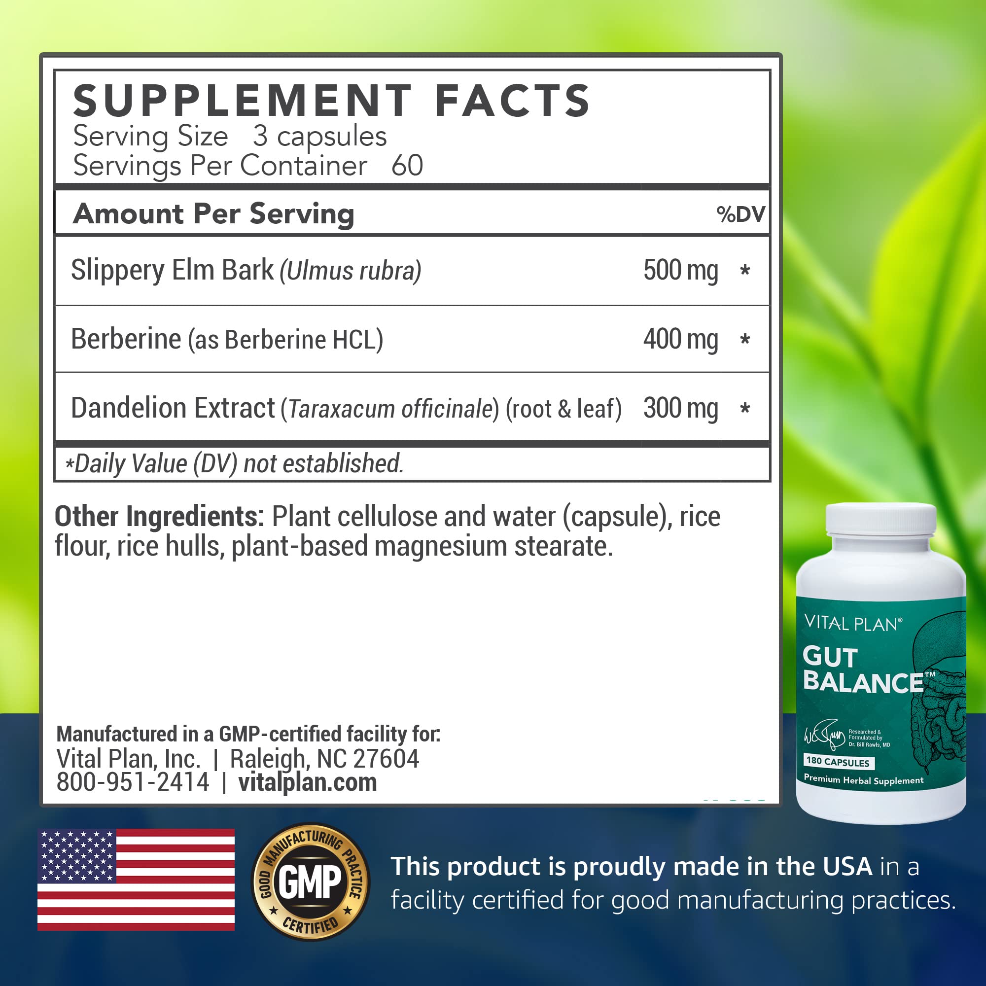 Slippery elm bark digestive aid