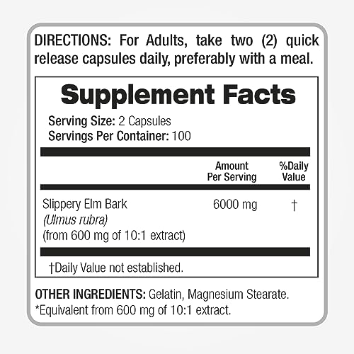 slippery elm bark for natural relief