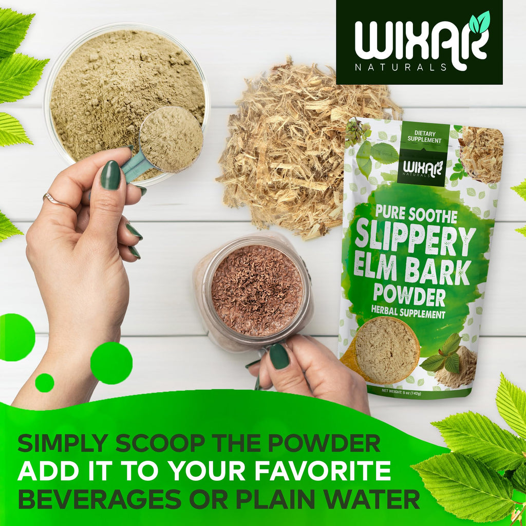 slippery elm bark for soothing digestion