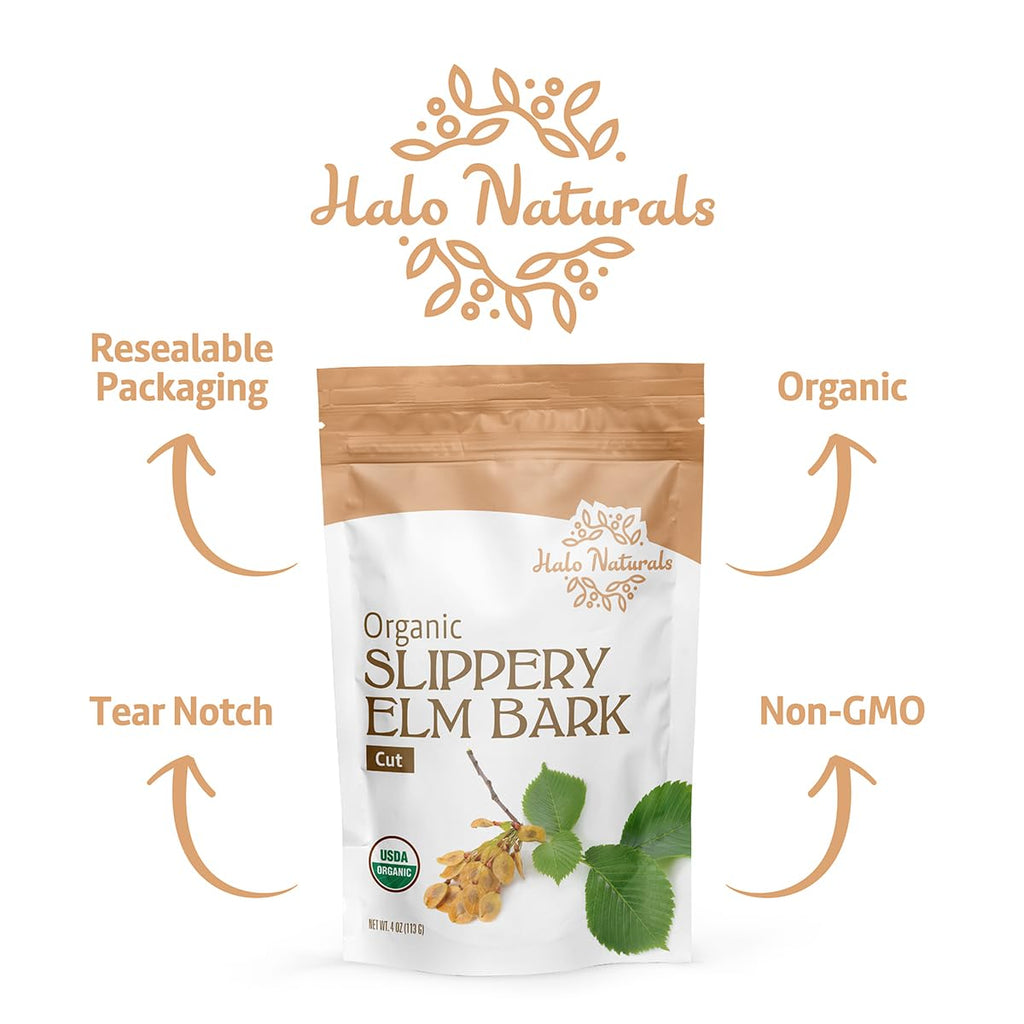 slippery elm bark for throat health