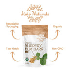 slippery elm bark for throat health
