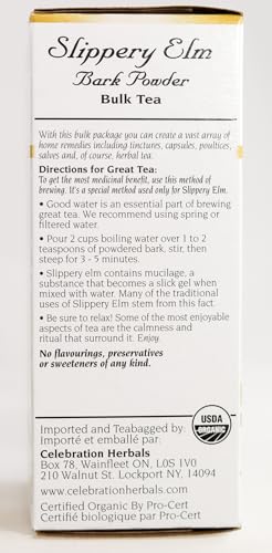 slippery elm bark powder benefits