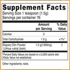 Slippery Elm Bark Powder for throat relief