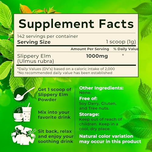 slippery elm bark powder for wellness