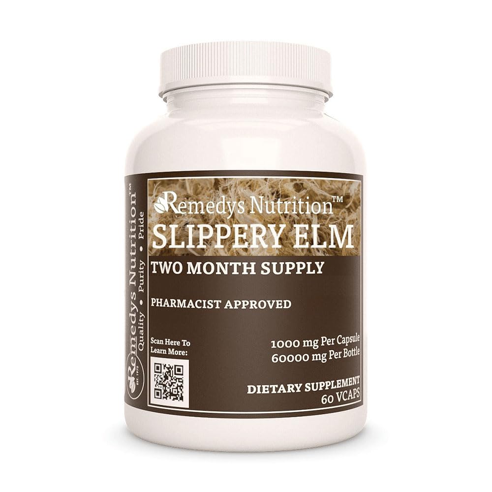 slippery elm bark vegan capsules