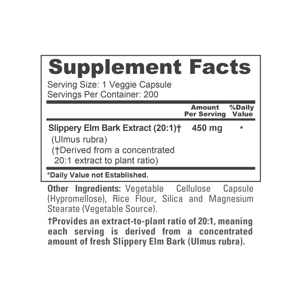 slippery elm capsules for gut health