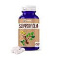 Slippery Elm Capsules for throat relief