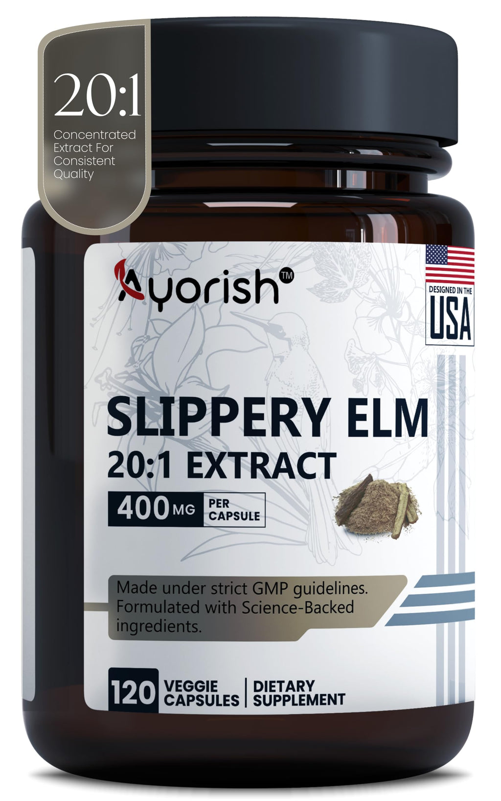 Slippery Elm digestive health supplement