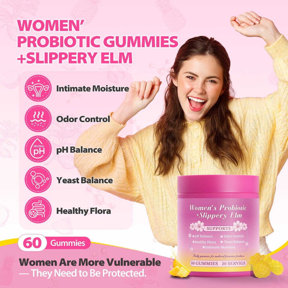 slippery elm digestive support gummies