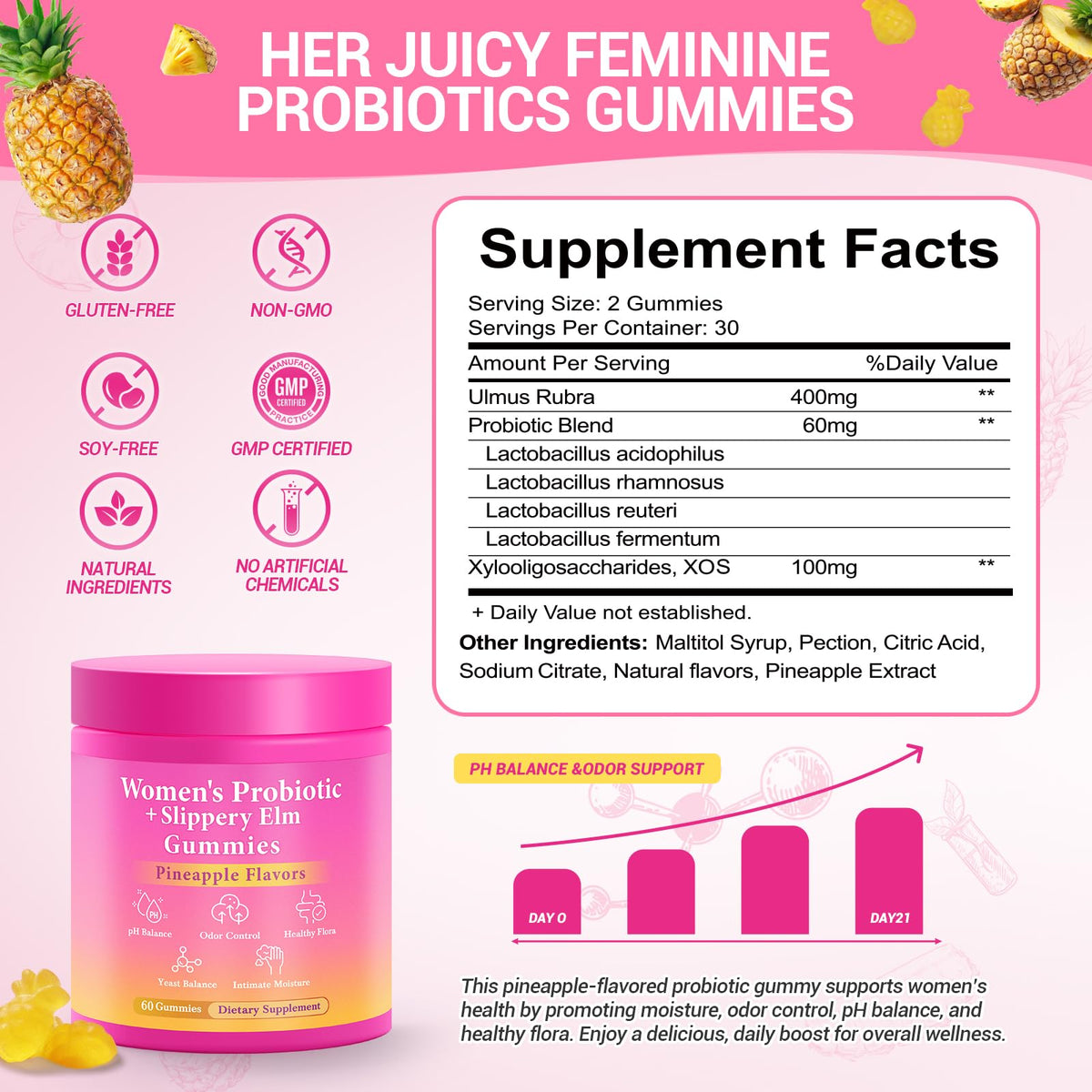 slippery elm digestive support gummies