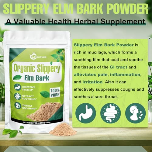 slippery elm for natural throat care