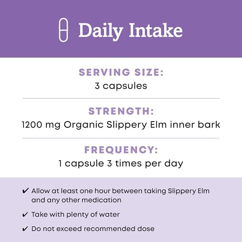 slippery elm for throat comfort