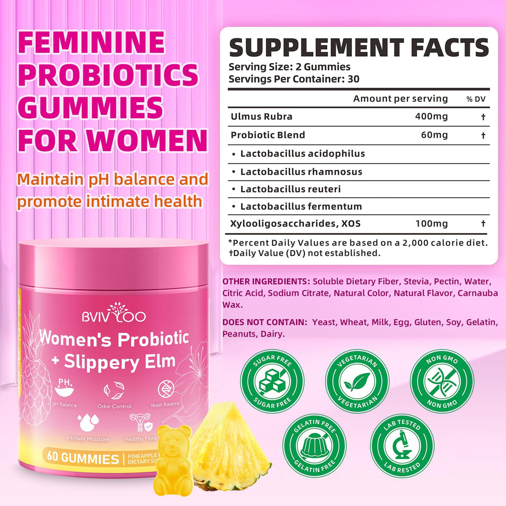 Slippery elm gummies for digestive health