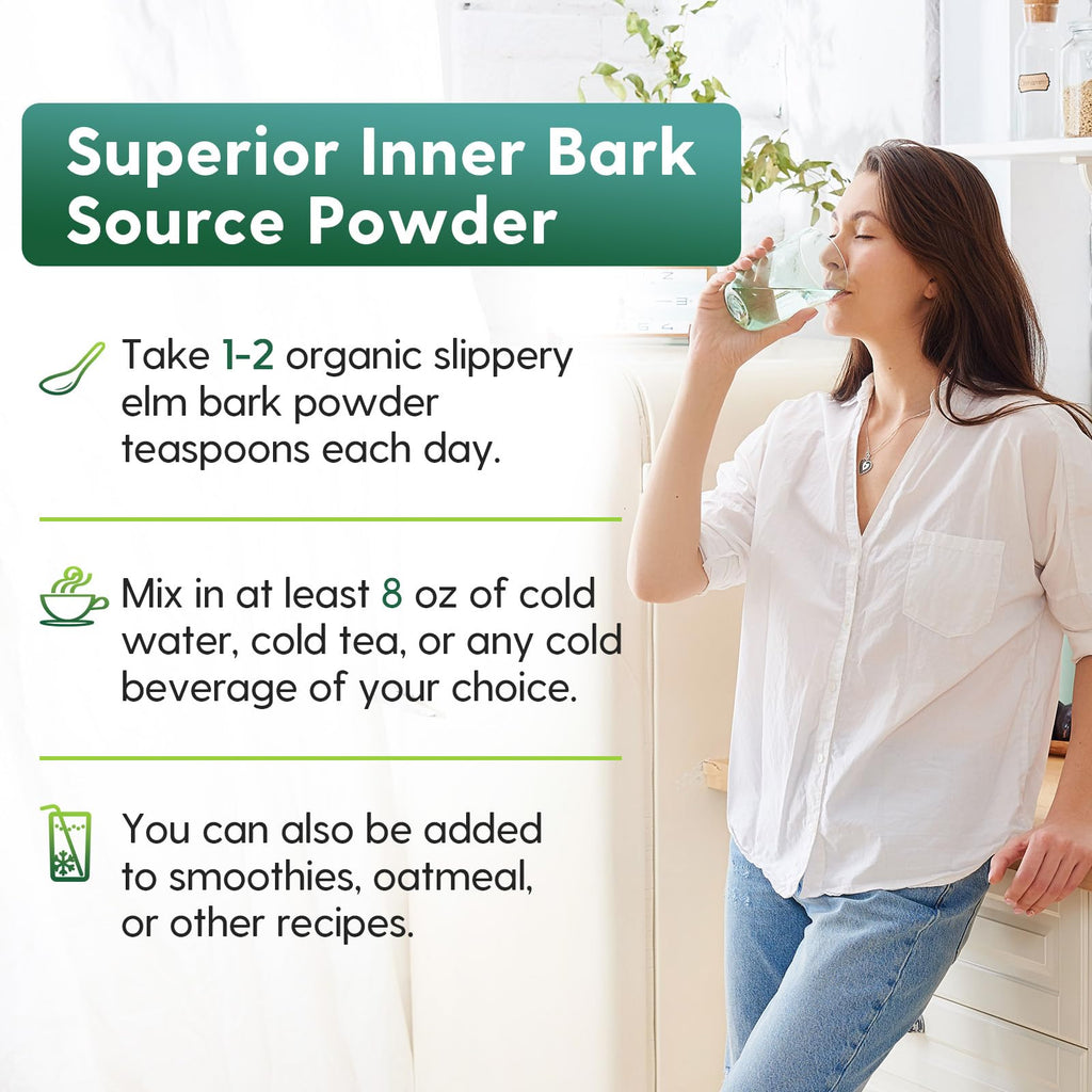 slippery elm inner bark herbal supplement