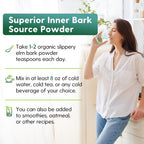 slippery elm inner bark herbal supplement