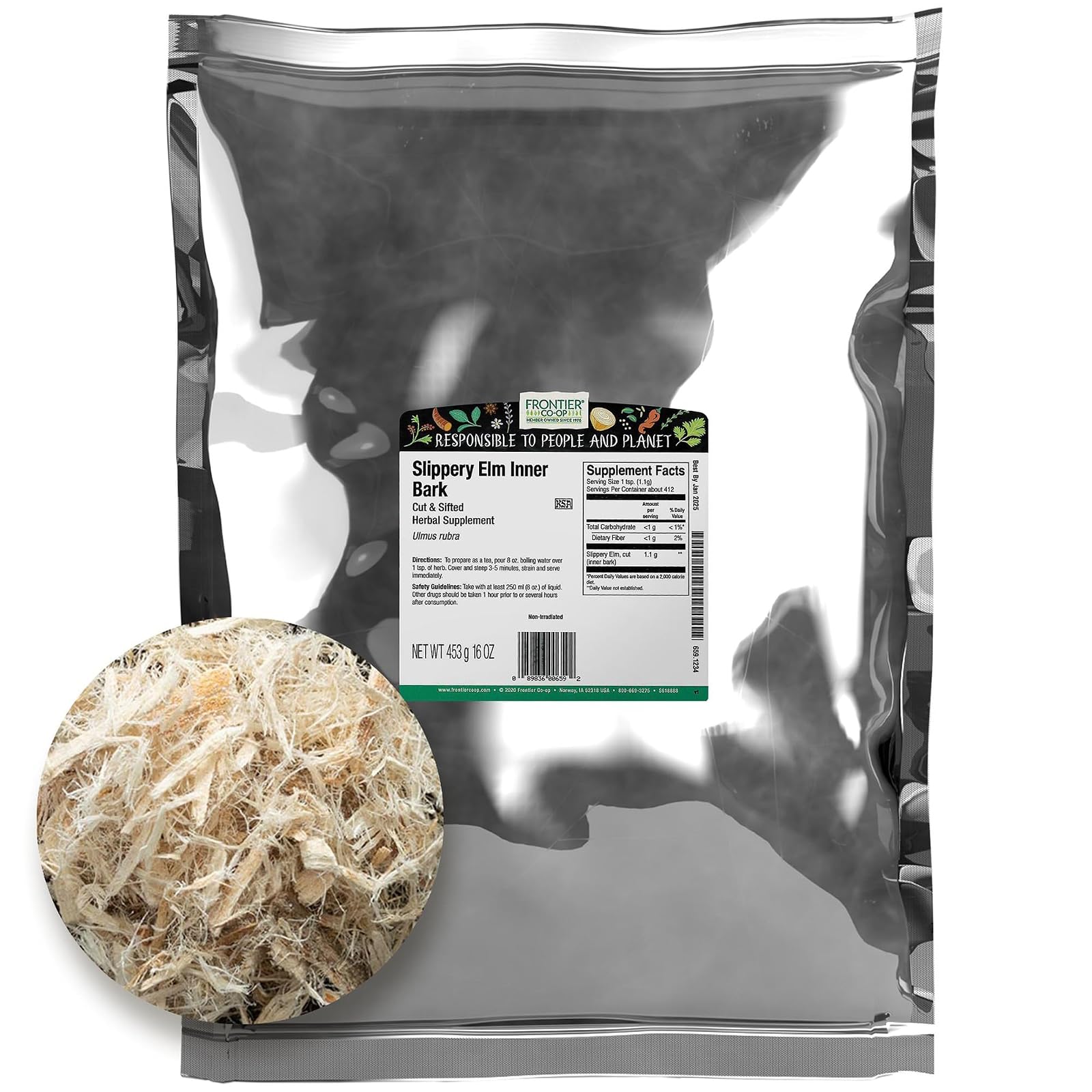 slippery elm inner bark herbal tea