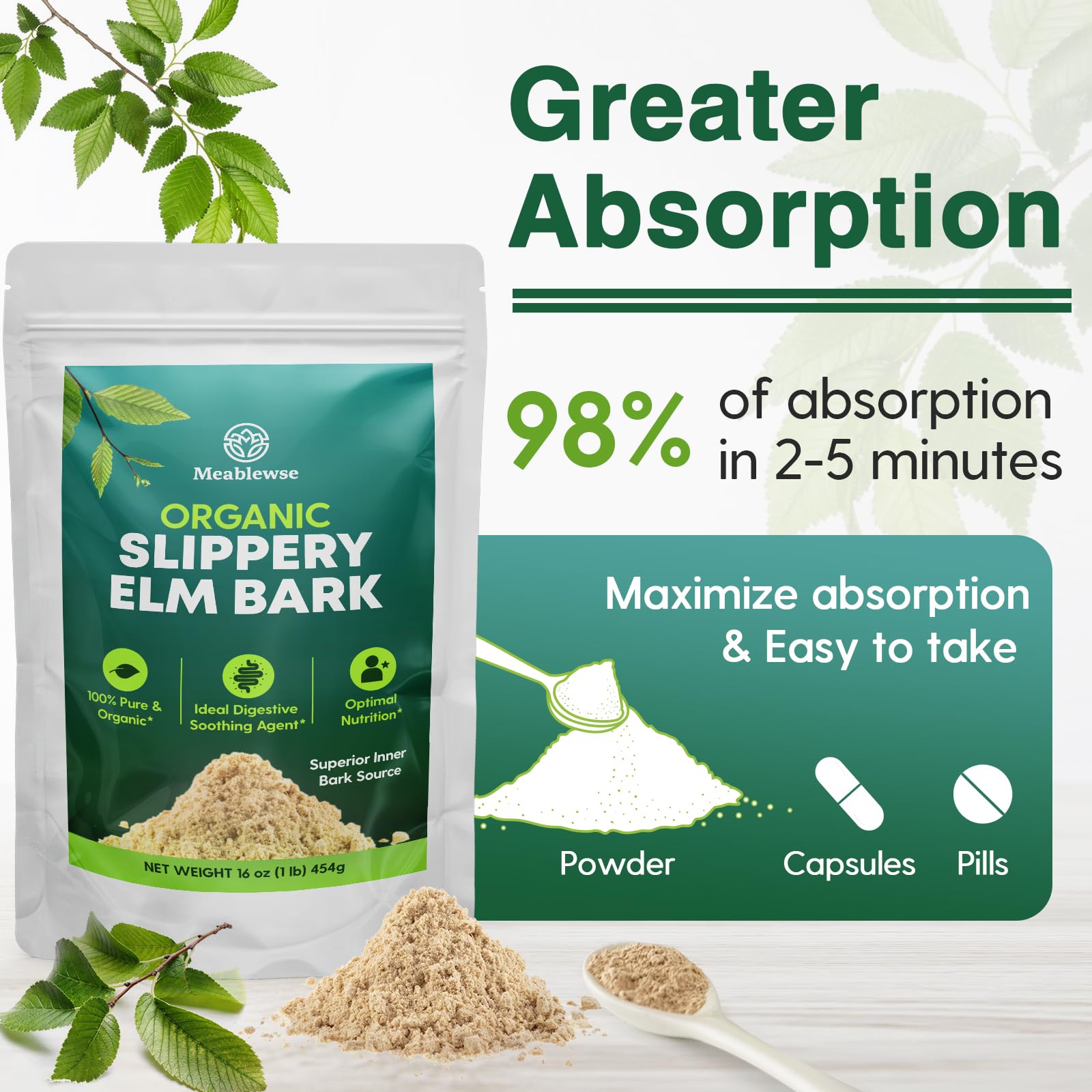 slippery elm inner bark immune support