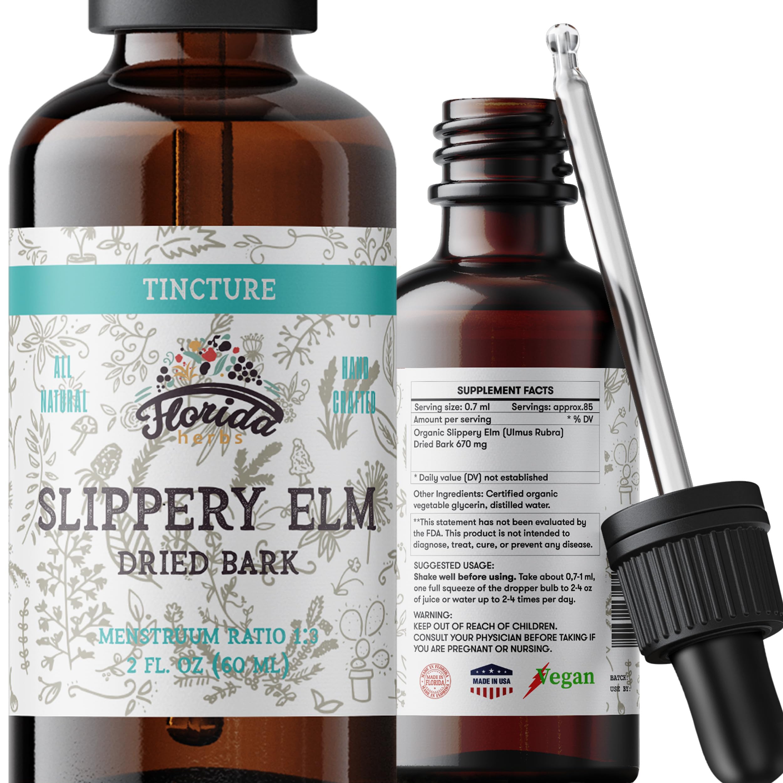 slippery elm tincture soothing formula