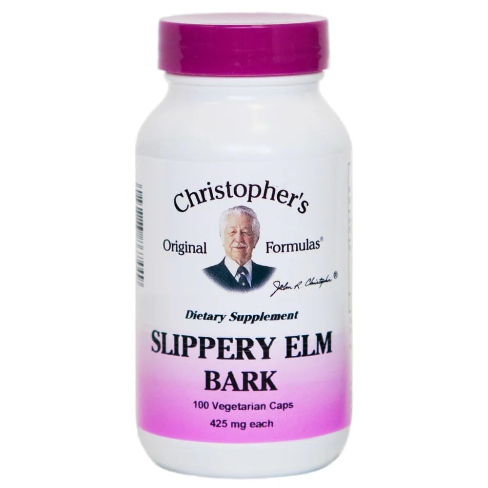slippery elm vegetarian capsules for digestion