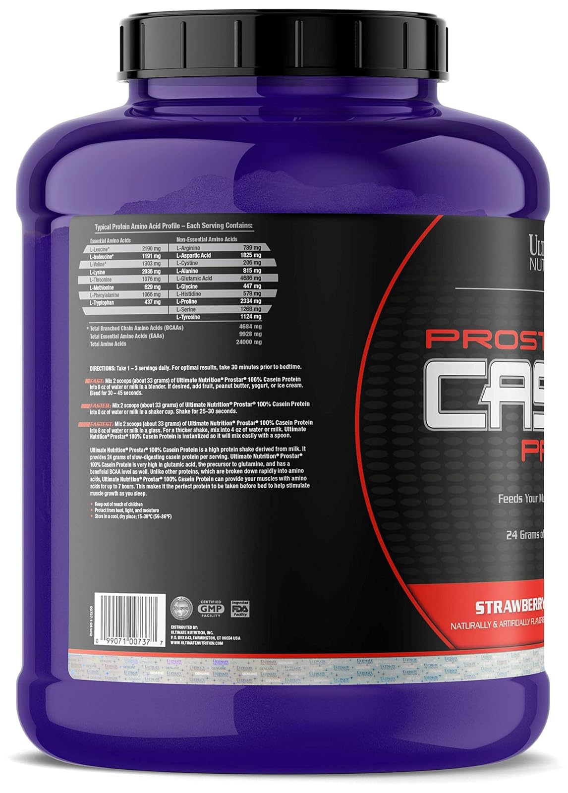 slow-digesting casein protein powder