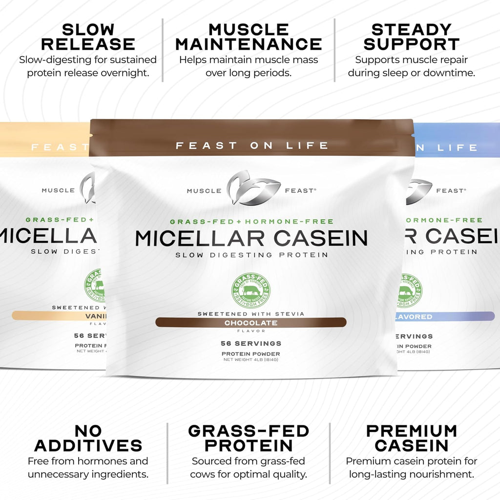 Slow digesting casein protein source