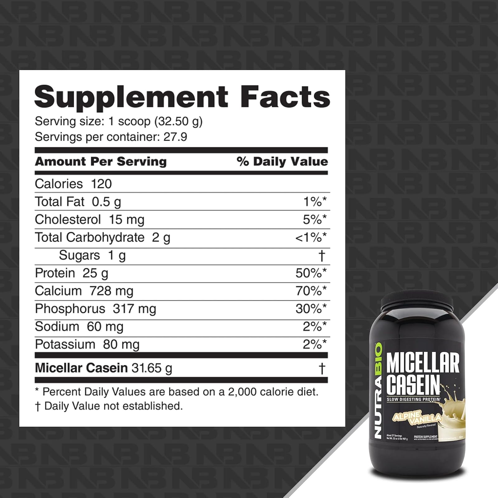 slow digesting casein protein supplement