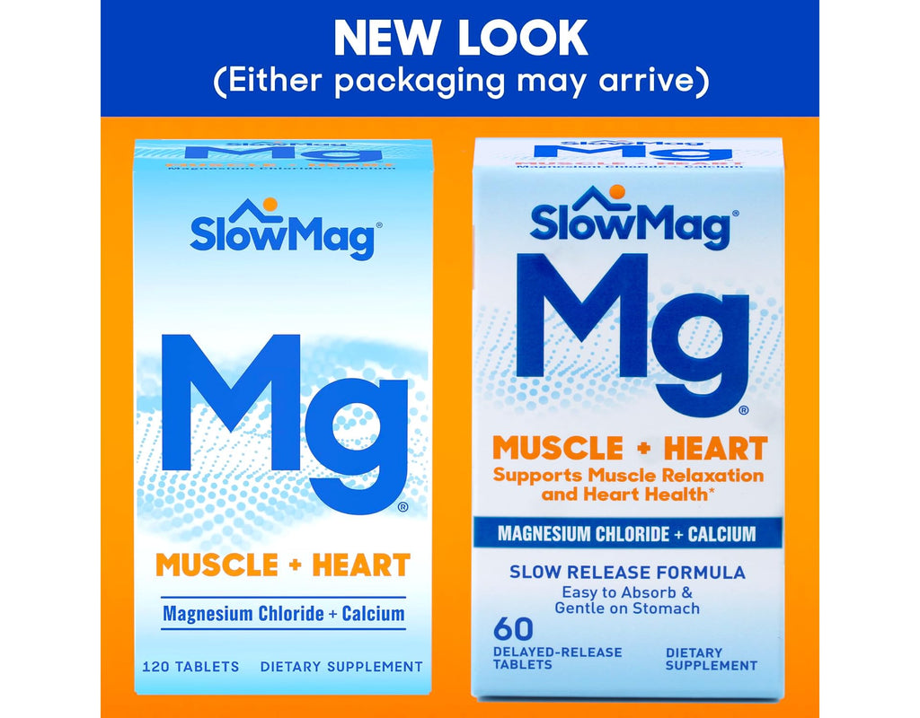 Slow Mag calcium for energy support