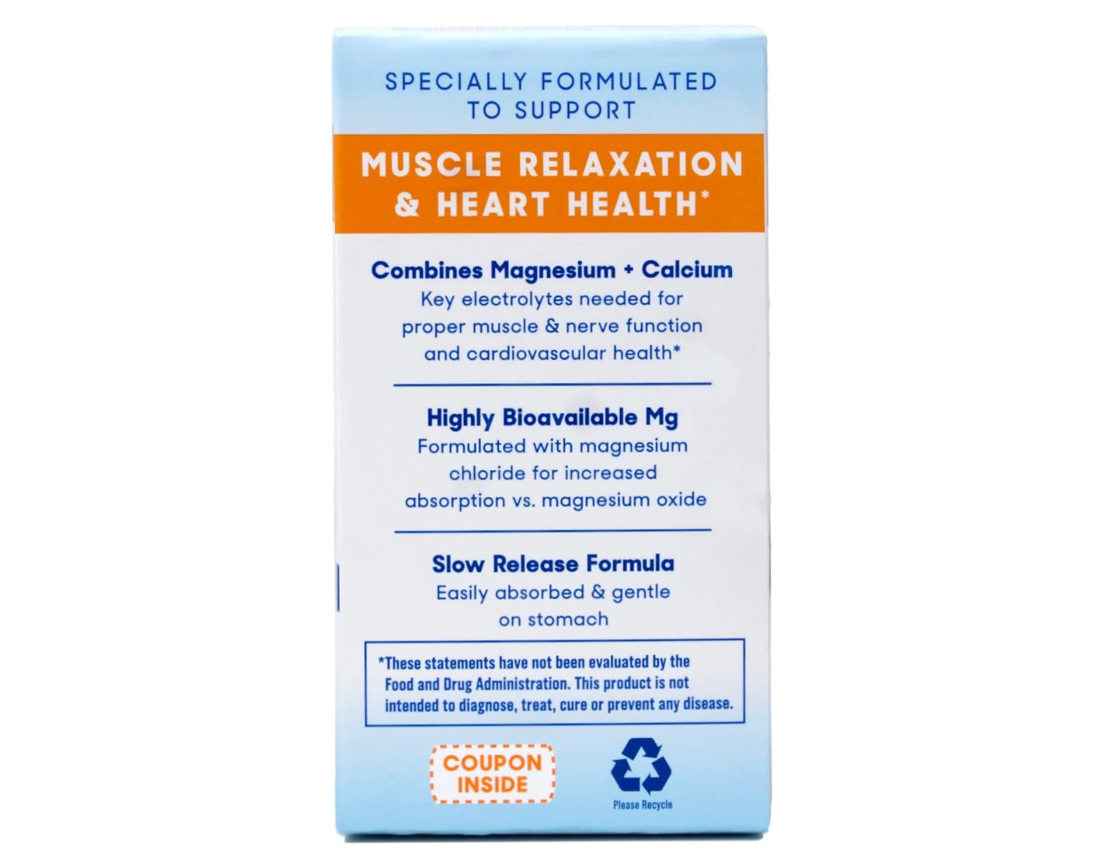 Slow-Mag calcium for muscle support
