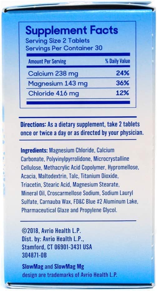 Slow-Mag tablets for daily nutrition