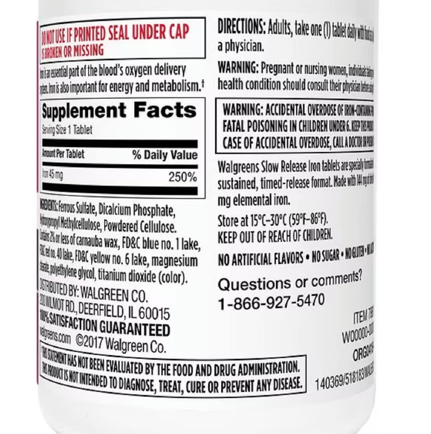 slow release iron for better absorption