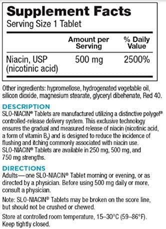 slow release niacin for heart health