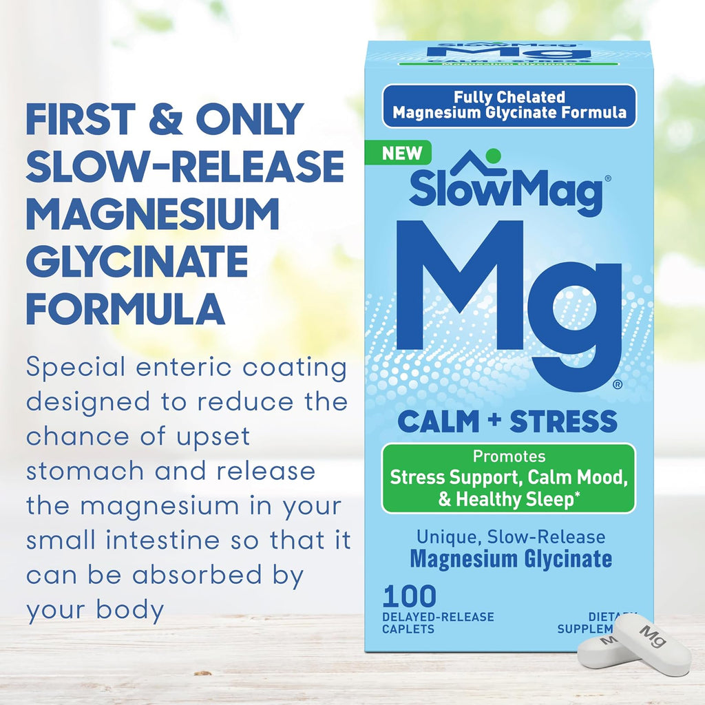 SlowMag 100 caplets for daily wellness