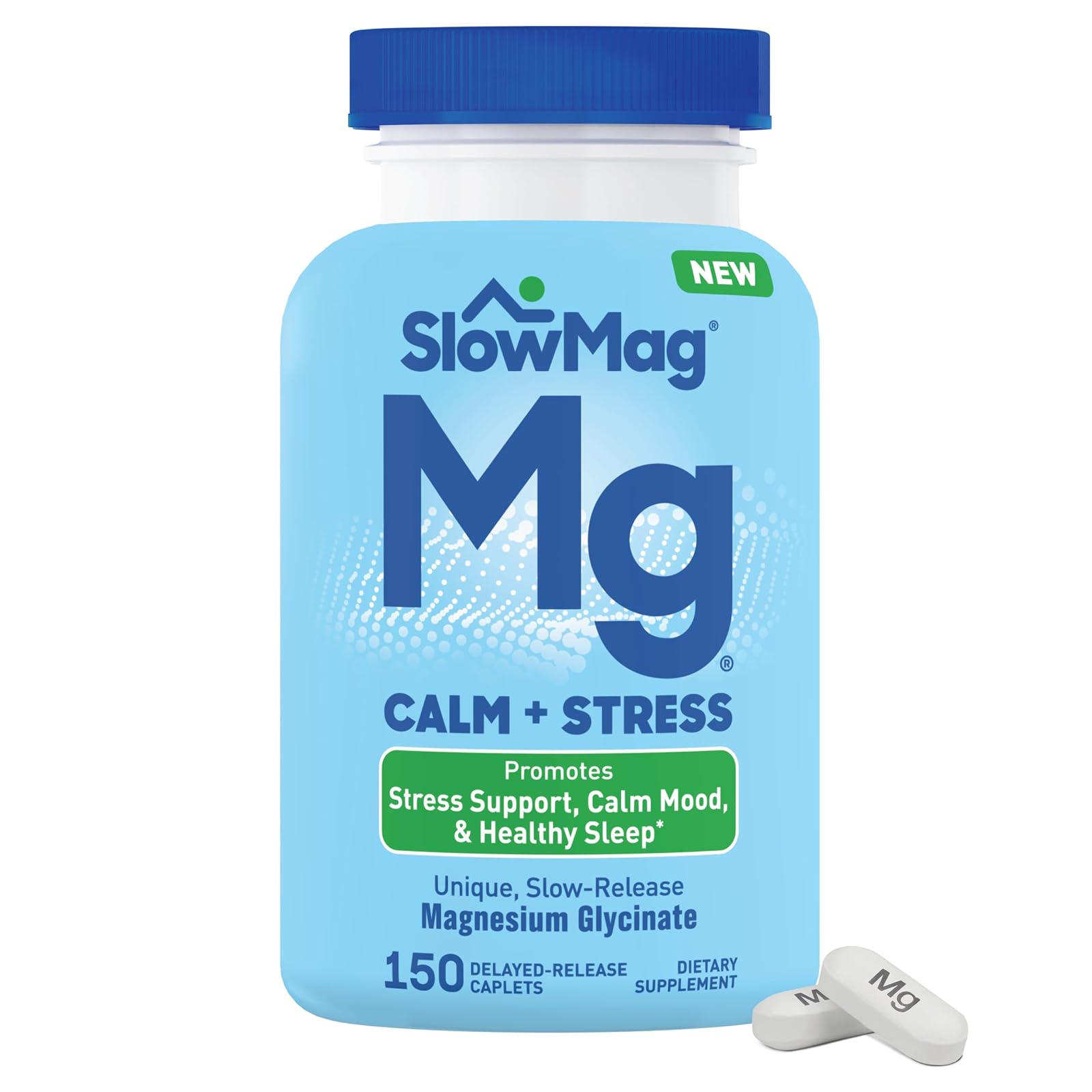 SlowMag Magnesium Glycinate for muscle relaxation