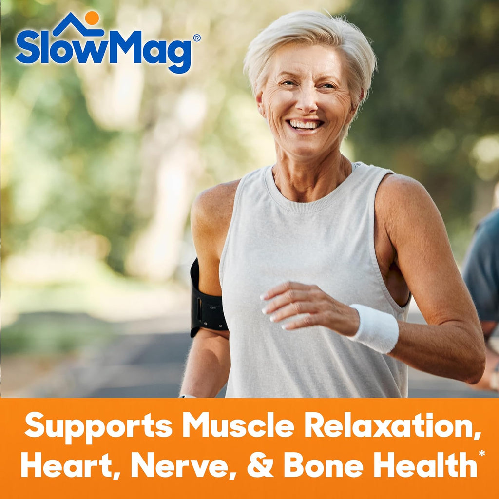 SlowMag magnesium tablets for sleep support