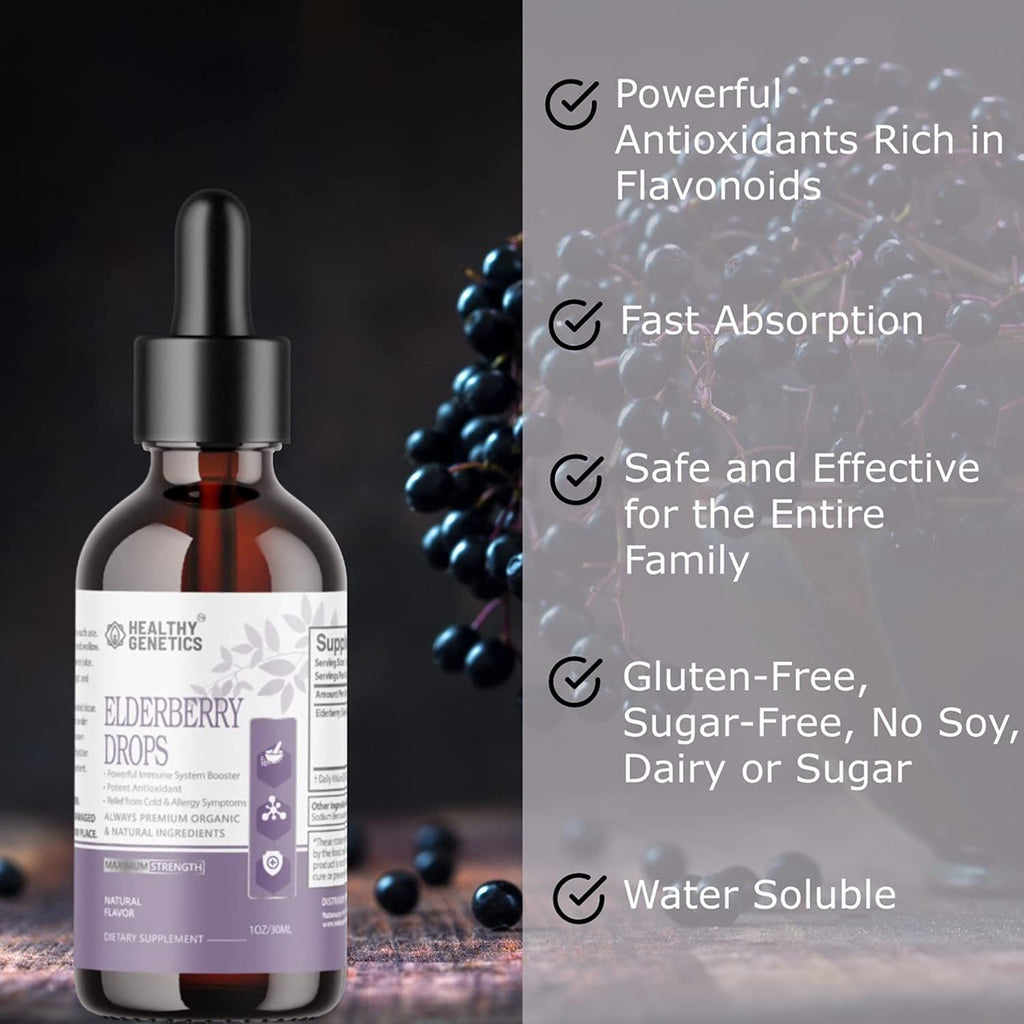 small bottle elderberry syrup convenience