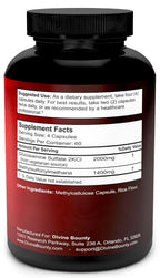 small capsules for easy swallowing glucosamine