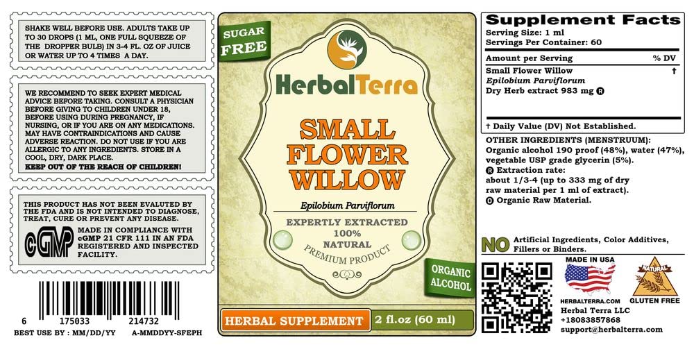 Small flower willow herbal extract