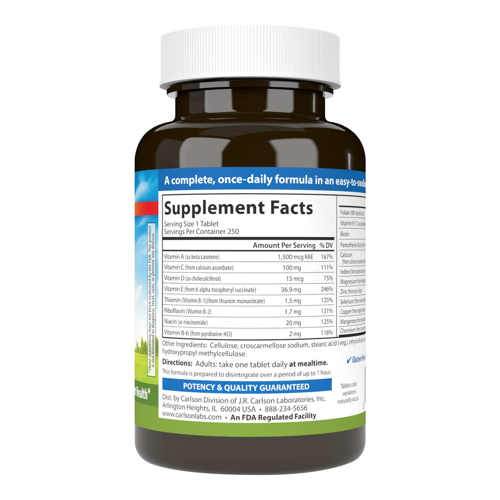small multivitamin tablets for men