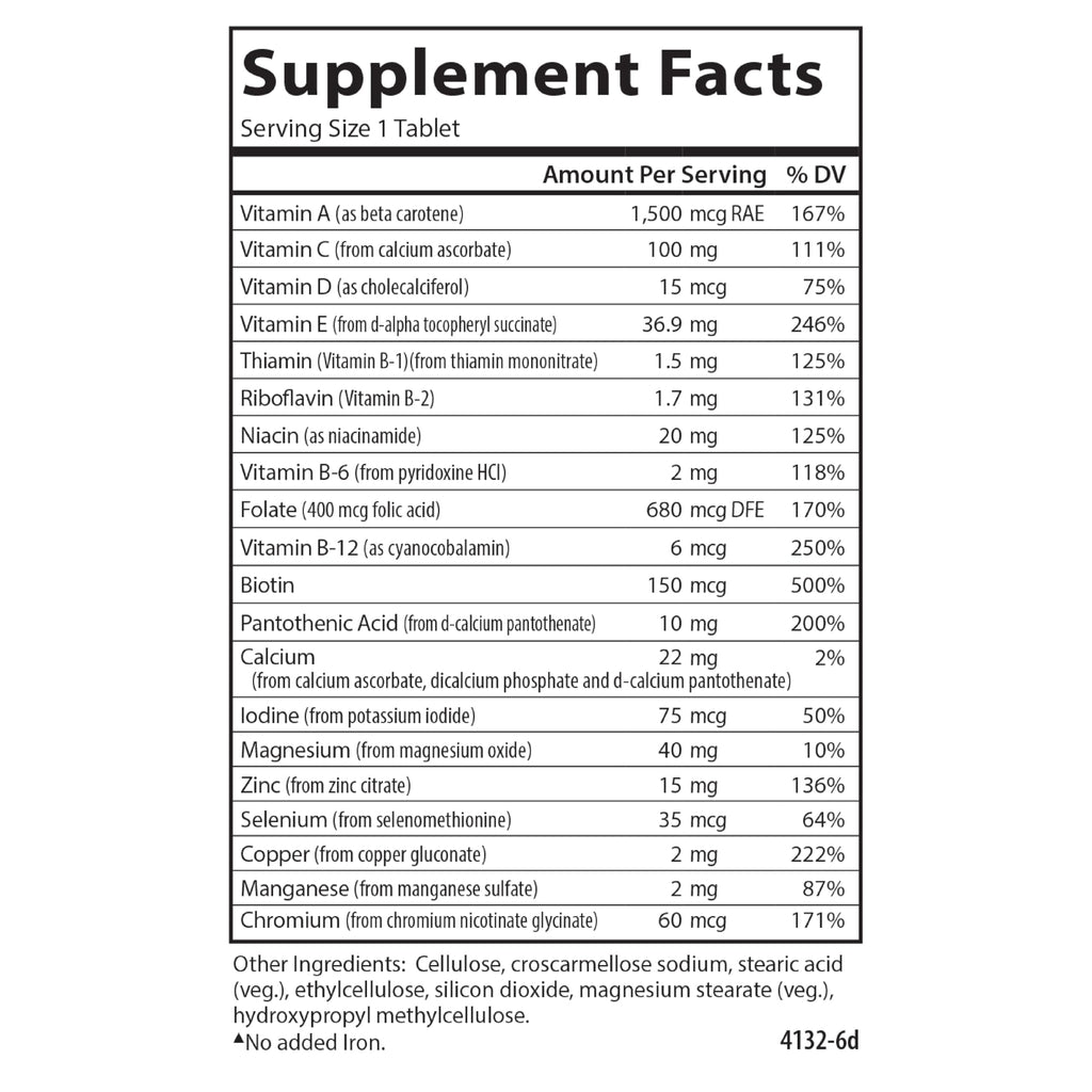 small tablets for comprehensive vitamin support