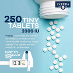small tablets for easy vitamin D intake