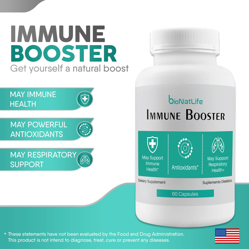 small white bottle immune booster