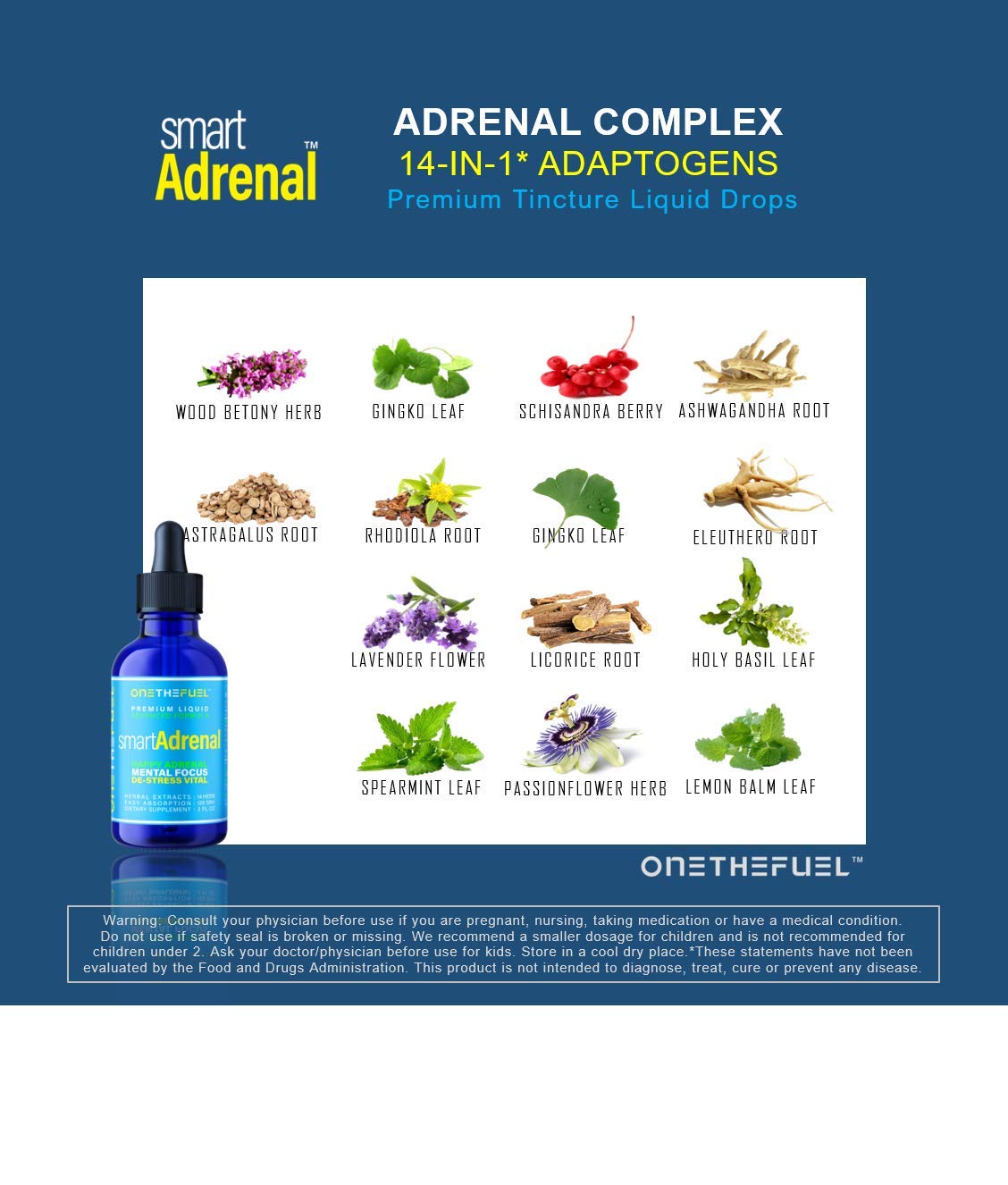 Smart Adrenal elderberry for neuro IQ focus