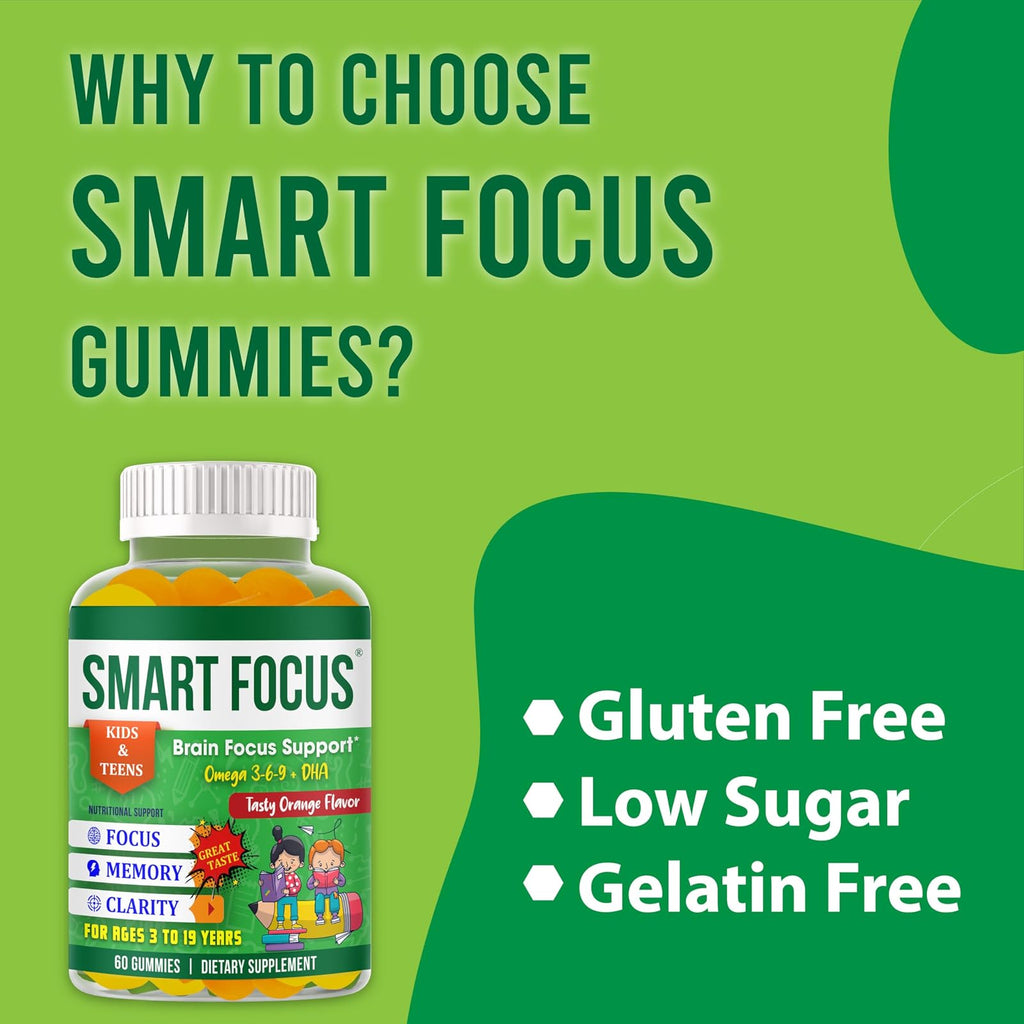 Smart Focus kids vitamins with omega 3