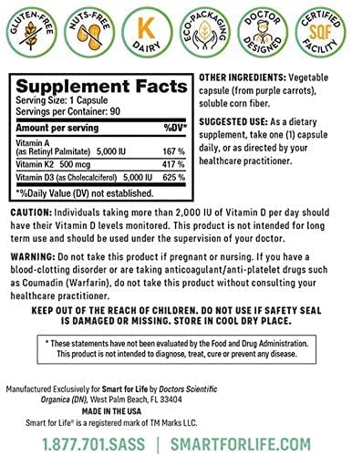 Smart for Life ADK vitamin benefits