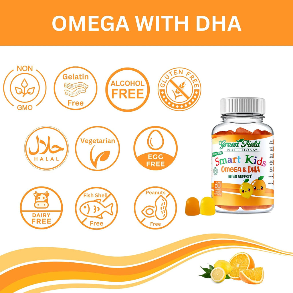 Smart Kids DHA gummy supplements