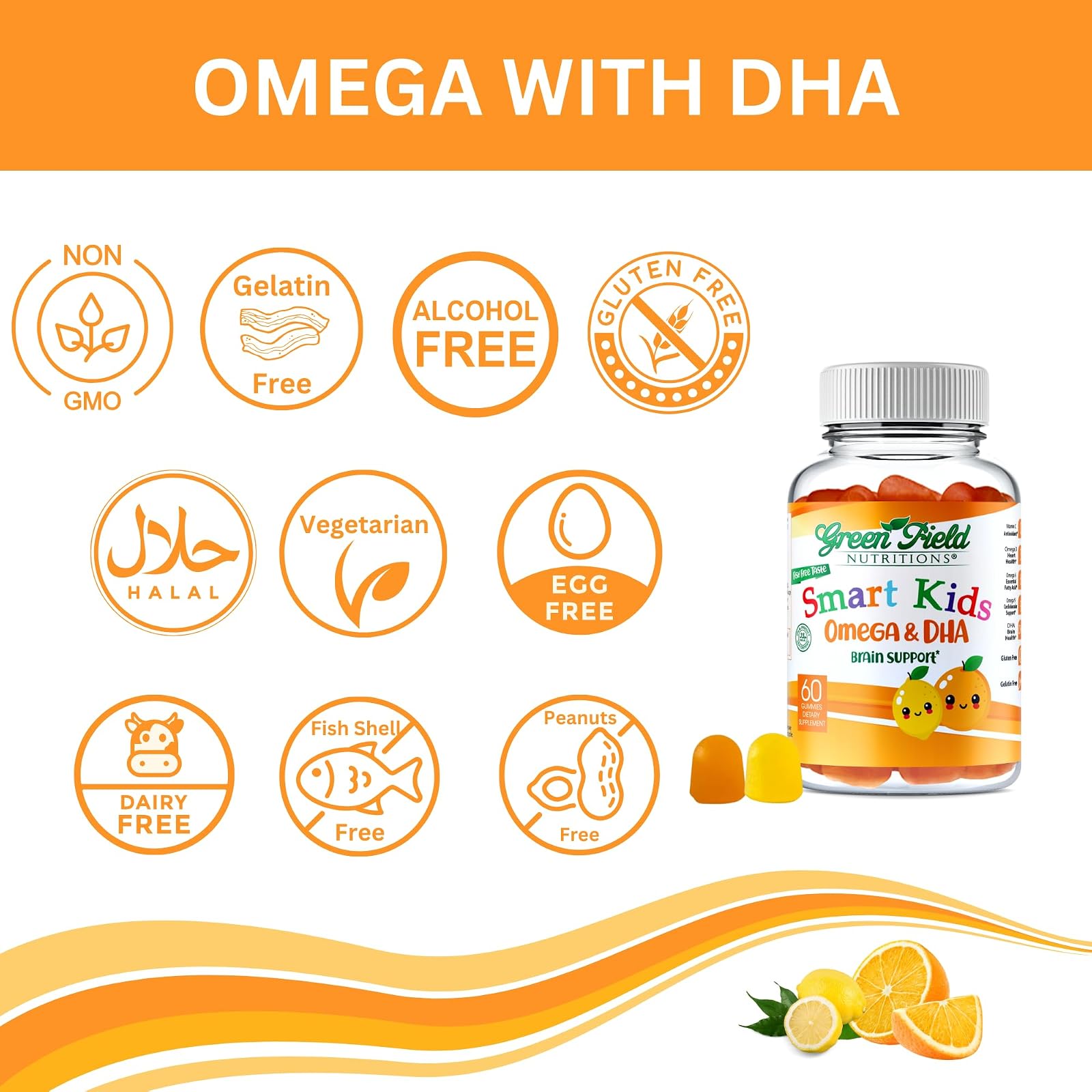 Smart Kids DHA gummy supplements