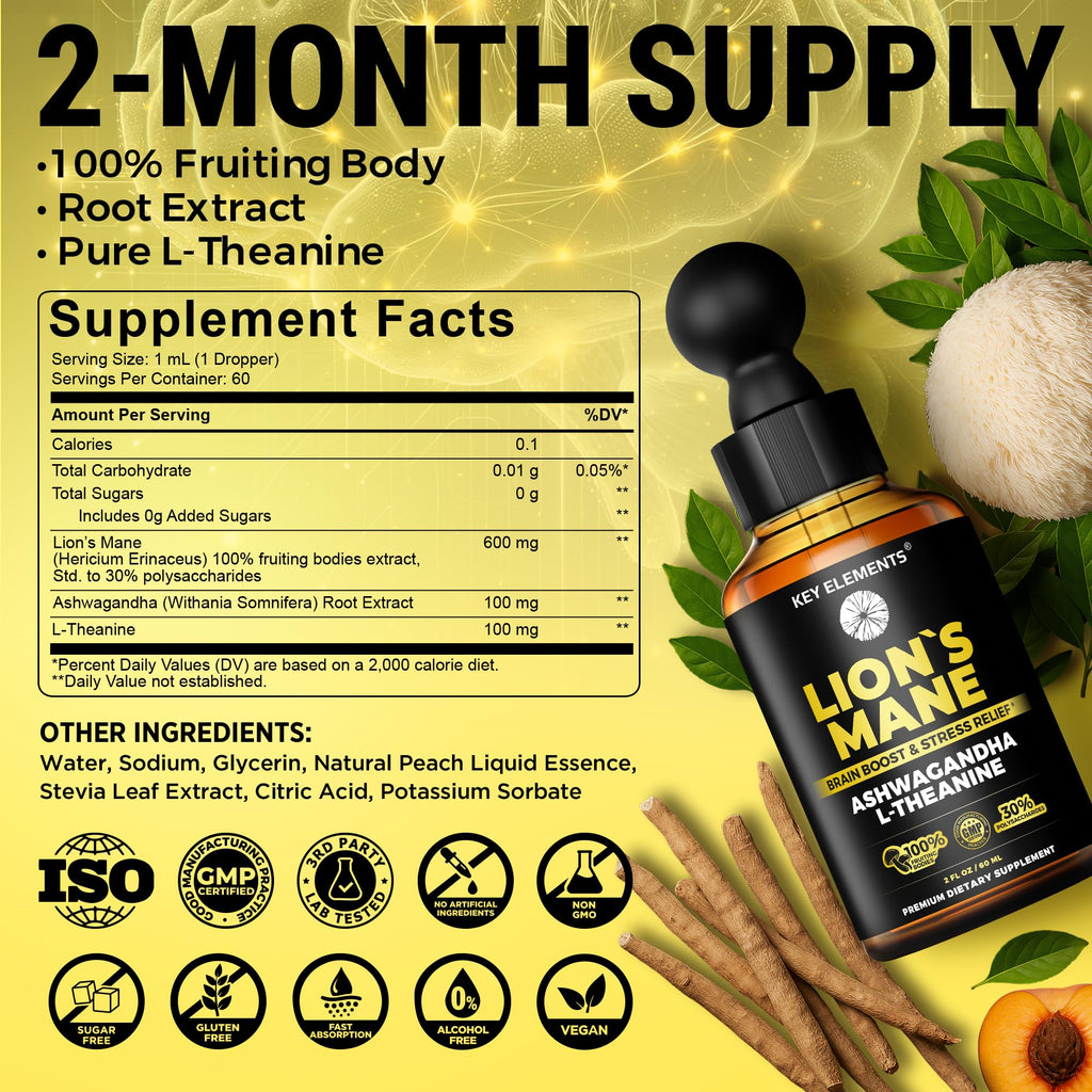 Smart Lions Mane for improved concentration