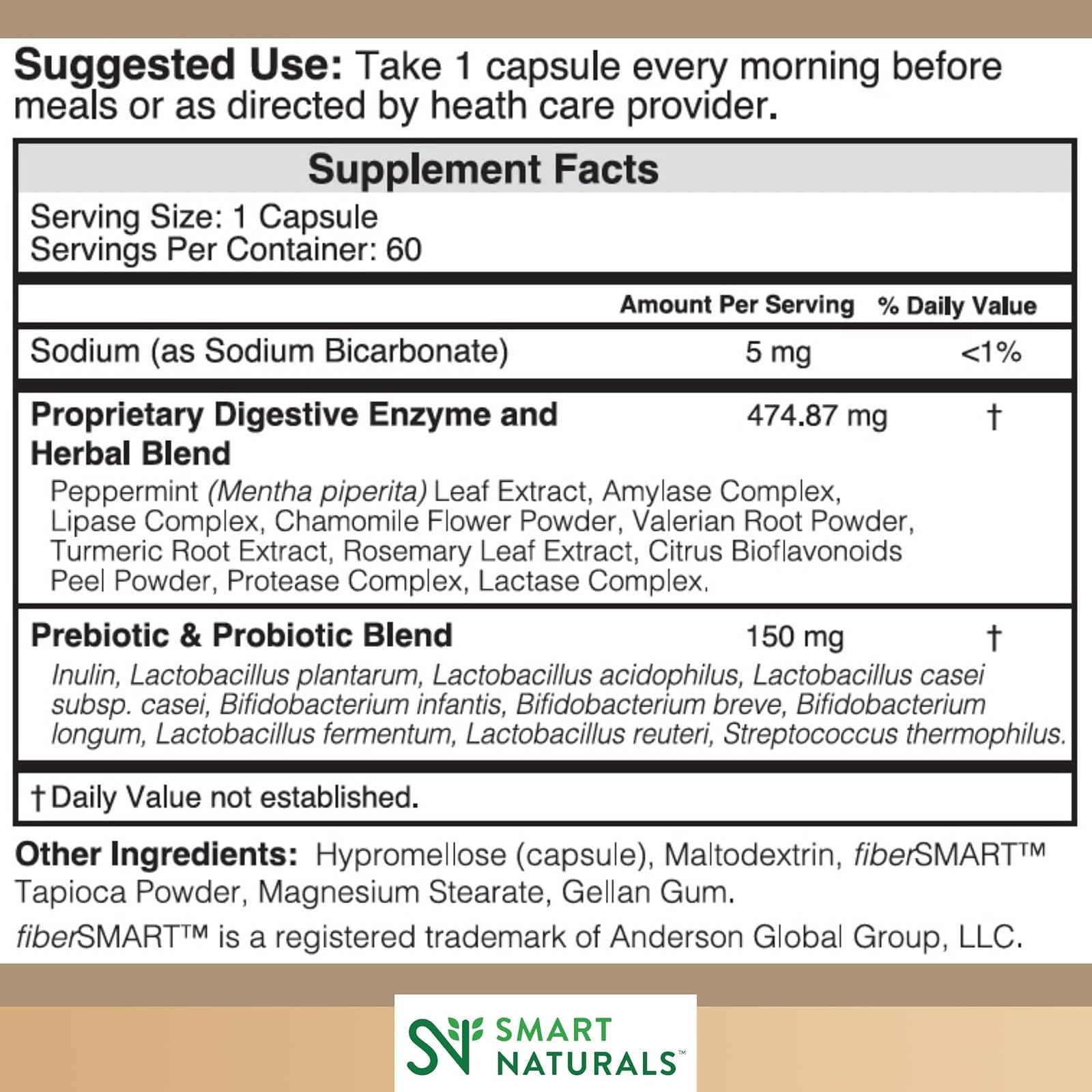 Smart Naturals probiotics for men’s health